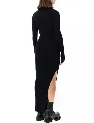 Rick Owens Ribbed-knit Roll-neck Dress