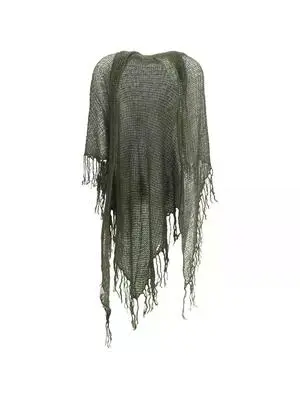 MIRROR IN THE SKY Nimbus Fringed Scarf - Green