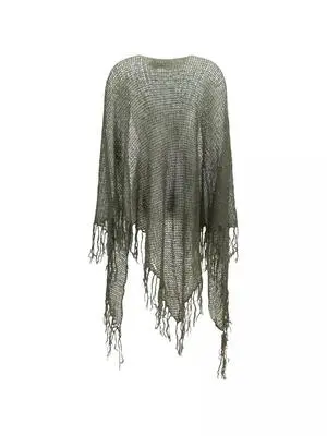 MIRROR IN THE SKY Nimbus Fringed Scarf - Green