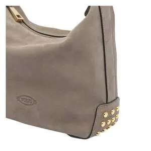 TOD'S Mini Metal Dots Handbag - Gray