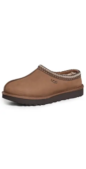 UGG Tasman Nubuck Slippers - Dark Chestnut