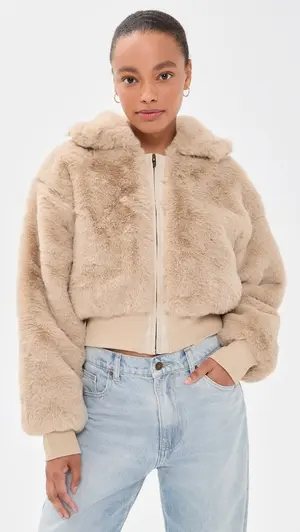 Lioness Drita Faux Fur Jacket