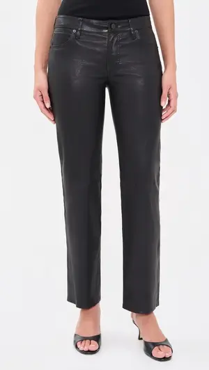 FRAME Leather Cigarette Pants