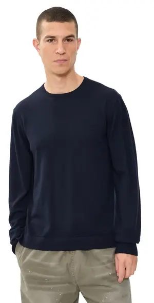 Officine Générale Nina Merino Wool Sweater - Navy