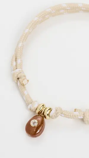LACEY RYAN Cannes Anklet With White Topaz