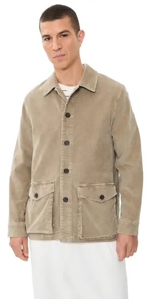Officine Générale Suny Washed Cotton Corduroy Jacket - Faded Ginger
