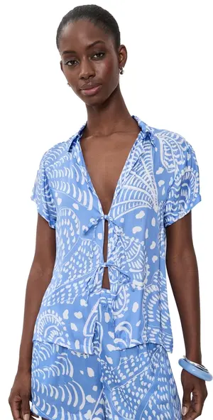 VITAMIN A Kami Shirt - Blue