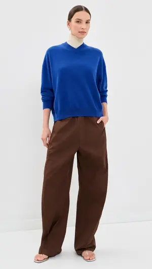 Staud Spencer Cashmere V-neck Sweater