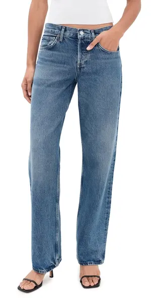 AGOLDE Low Loose Jeans - Liberty