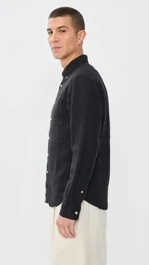 ALEX CRANE Linen Playa Button Down Shirt