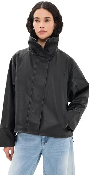 Lioness Shoreline Funnel Jacket - Noir