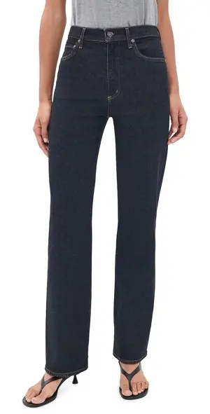 AGOLDE Harper Relaxed Straight Jeans - Rinse