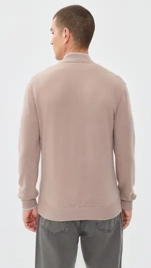 Greyson Sebonack Quarter Zip Sweater