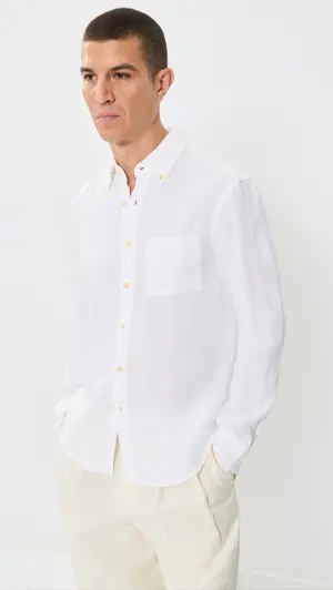 ALEX CRANE Linen Playa Button Down Shirt