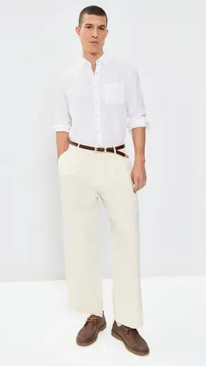 ALEX CRANE Linen Playa Button Down Shirt