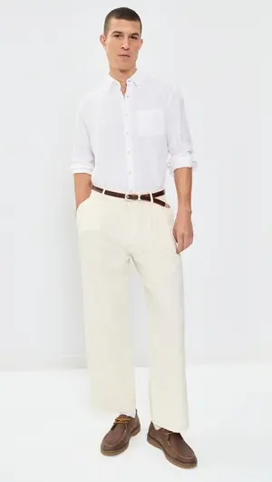 ALEX CRANE Linen Playa Button Down Shirt