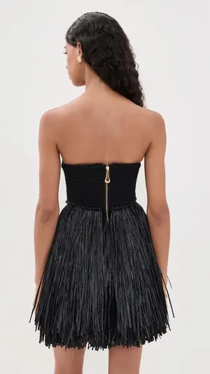 Aje Florentia Raffia Mini Dress