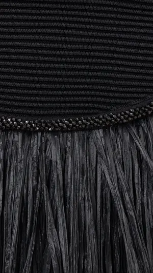 Aje Florentia Raffia Mini Dress