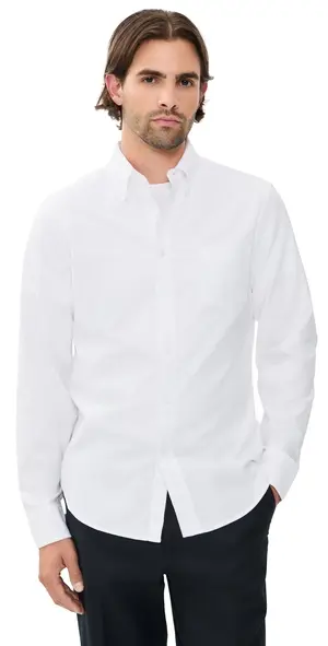 Reigning Champ Cotton Oxford Windsor Standard Shirt - White