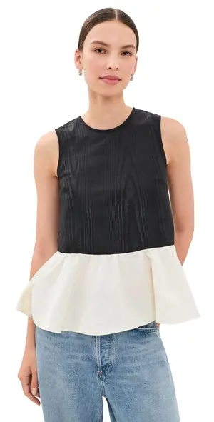 SIMONMILLER Iris Moire Top