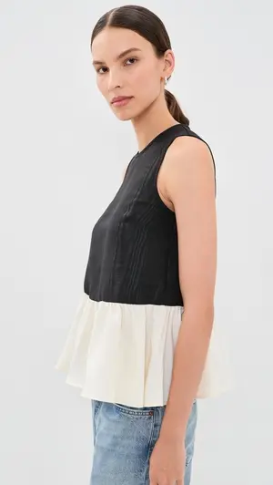 SIMONMILLER Iris Moire Top