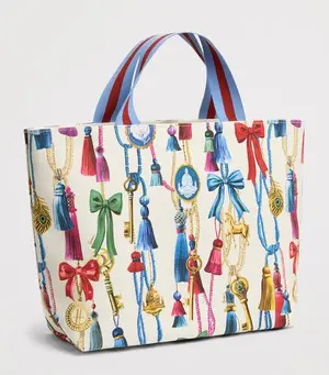 Harrods Small Tassel Tote Bag