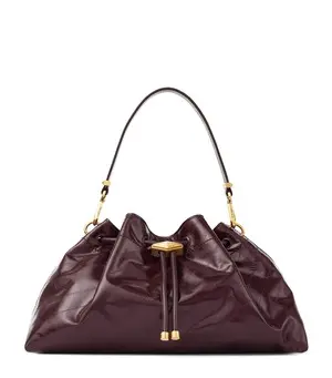 JIMMY CHOO Leather Bon Bon Shoulder Bag