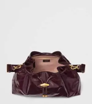 JIMMY CHOO Leather Bon Bon Shoulder Bag