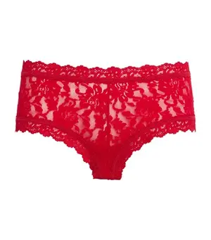 Hanky Panky Signature Lace Boyshorts - Red