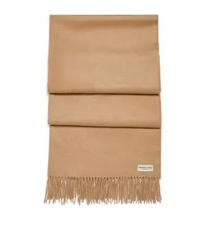 Johnstons Of Elgin Cashmere Wide Scarf - Brown
