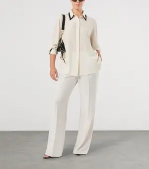 Marina Rinaldi Wide-leg Tailored Trousers