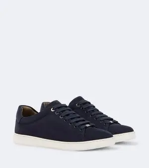 Brioni Suede Sneakers - Blue