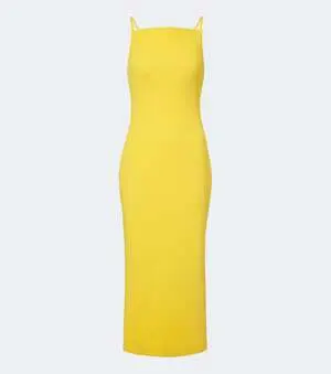 Givenchy Crêpe Cady Midi Dress - Yellow