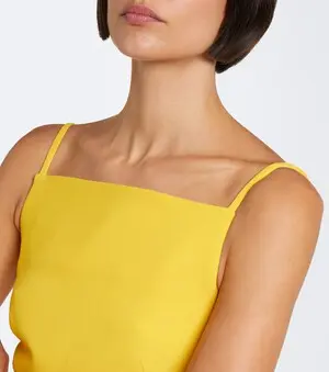 Givenchy Crêpe Cady Midi Dress - Yellow