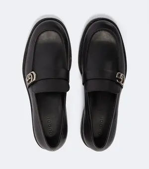 Gucci Double G Leather Loafers