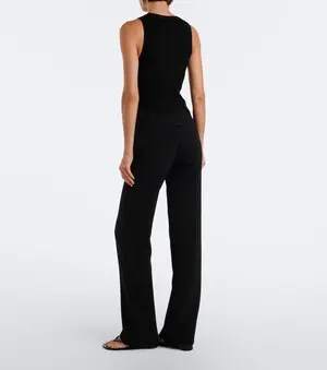 JEAN PAUL GAULTIER Jersey Wide-leg Pants