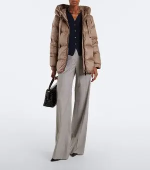 Max Mara Quilted Down Jacket