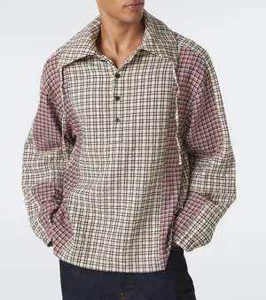 Dries Van Noten Checked Cotton Shirt