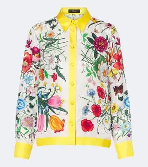 Gucci Flora Silk Shirt - Multicoloured
