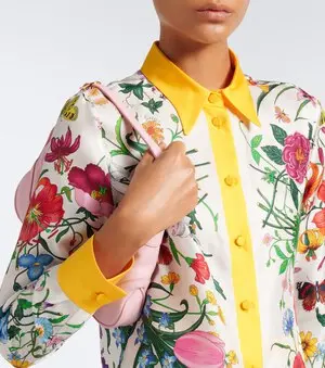 Gucci Flora Silk Shirt