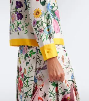 Gucci Flora Silk Shirt