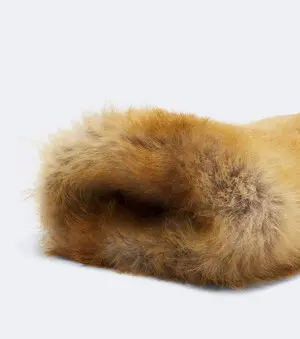 Saint Laurent Shearling Hand Muffs