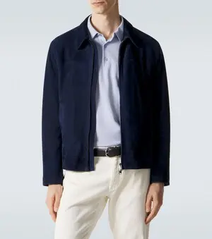 Brioni Suede Blouson Jacket