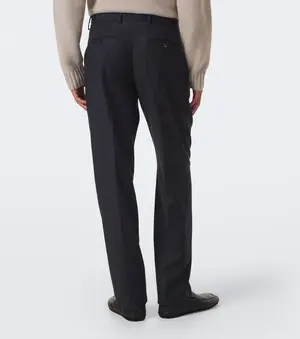 Agnona Wool Straight Pants
