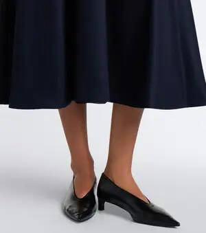 Max Mara Wool Midi Skirt - Blue