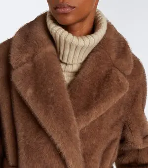 Max Mara Belted Wrap Coat - Beige
