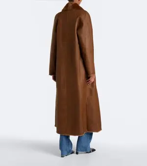 YVES SALOMON Reversible Shearling And Leather Wrap Coat