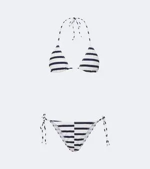JEAN PAUL GAULTIER Striped Bikini - Blue