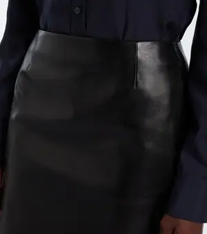 Gucci Leather Miniskirt