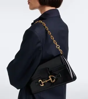 Gucci Ristretto Medium Leather Shoulder Bag